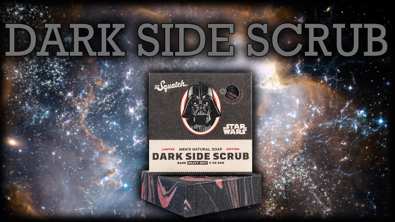 Fallen Savior | DARK SIDE SCRUB | Dr. Squatch Star Wars Soap Review ...