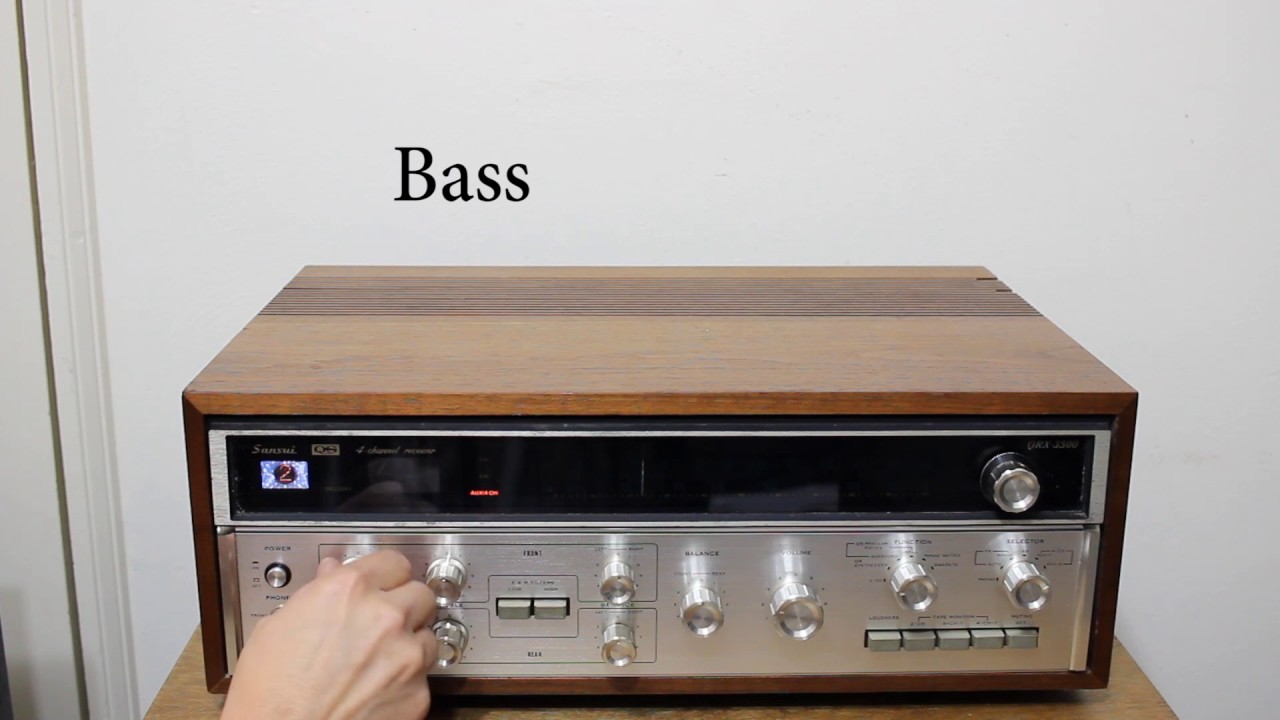 Sansui QRX-3500 Four Channel Receiver (1973-74) - YouTube