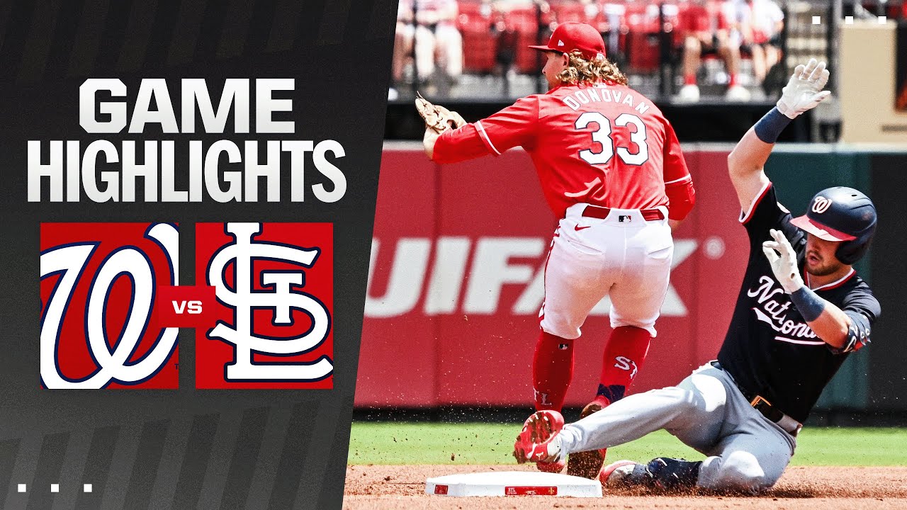 Nationals vs. Cardinals Game Highlights (7/28/24) | MLB Highlights ...
