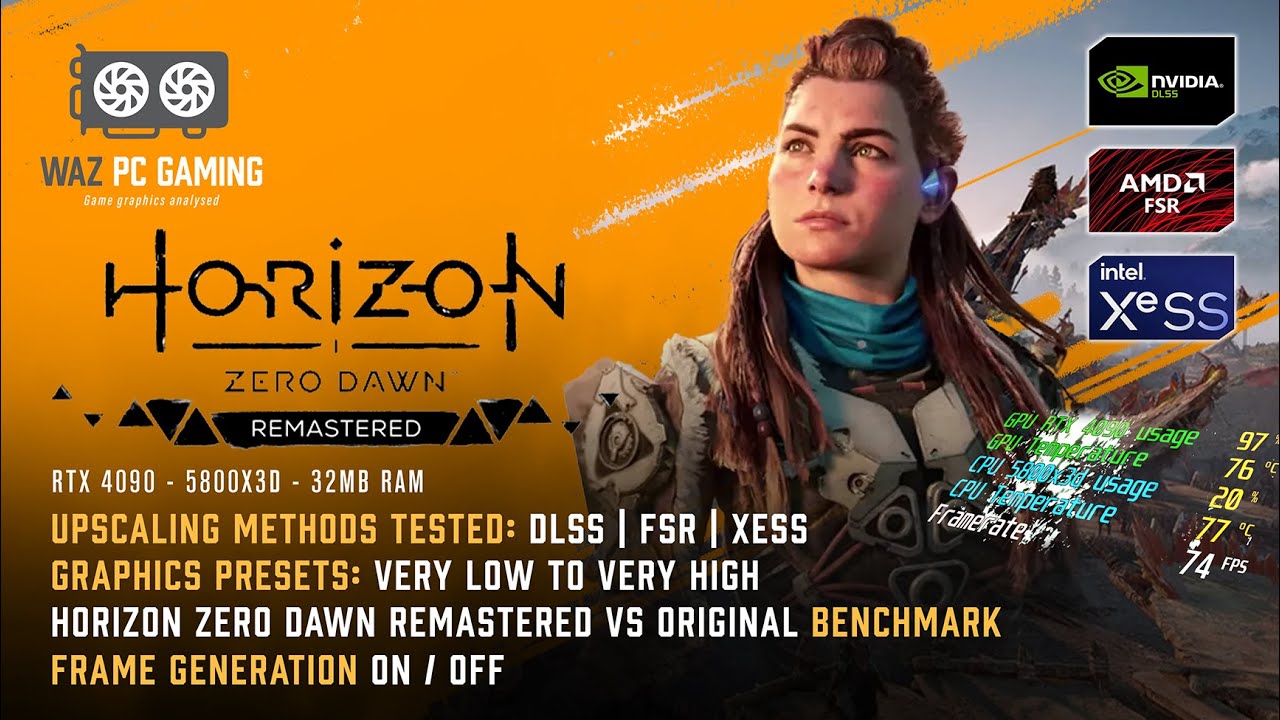 Horizon Zero Dawn Remastered PC Graphics settings image quality ...