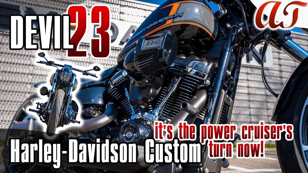 2023 Harley-Davidson BREAKOUT® 117 Custom: DEVIL 23 * A&T Design - YouTube