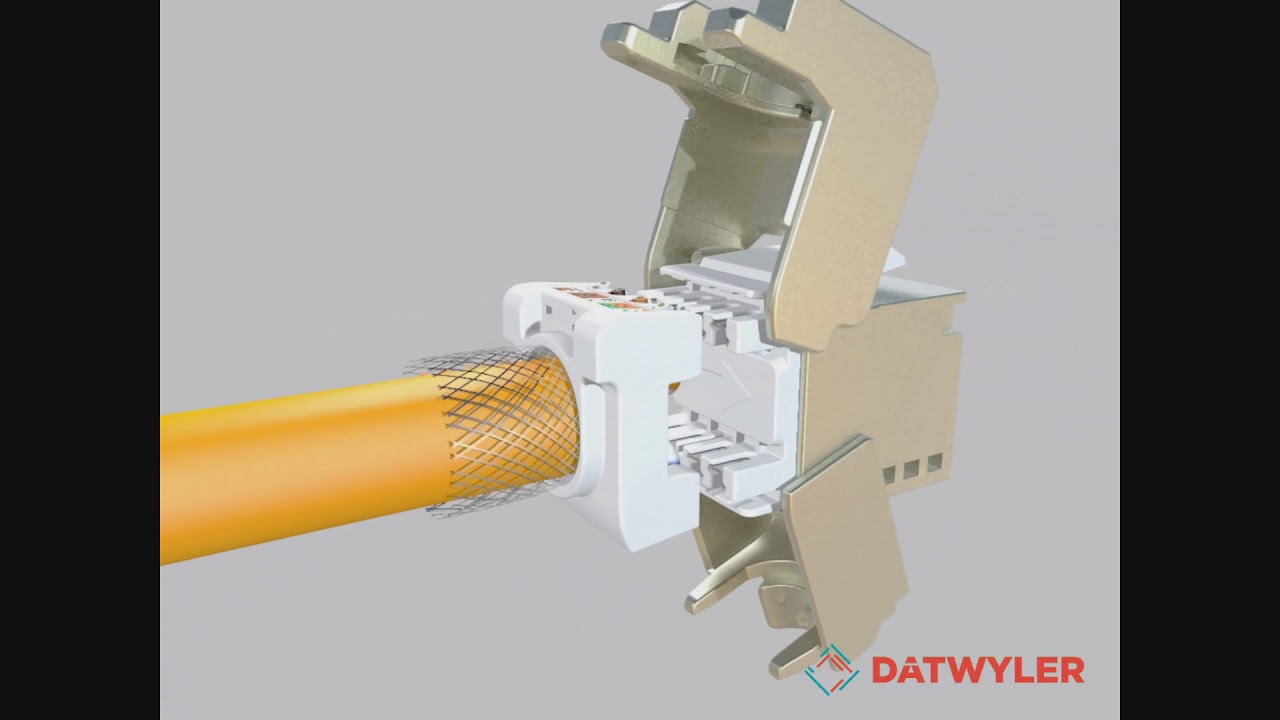 KS-TC Plus Cat.6A (418069) Montagevideo / Installation video - YouTube