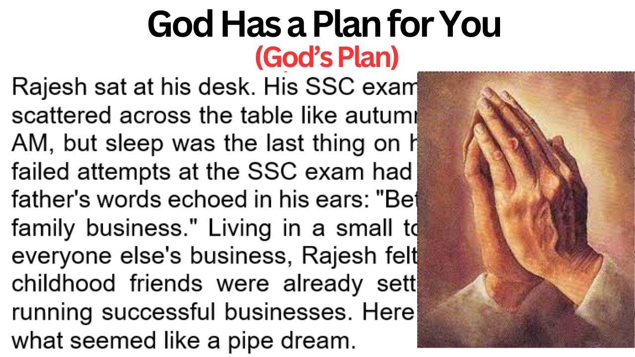 God's Plan- Story | Motivational Story | Passage Reading | English ...