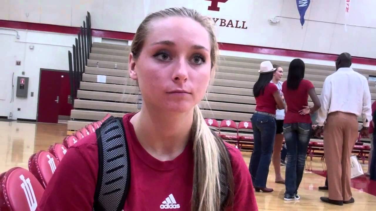 #IUVB Postgame vs. Michigan: Taylor Lebo - YouTube