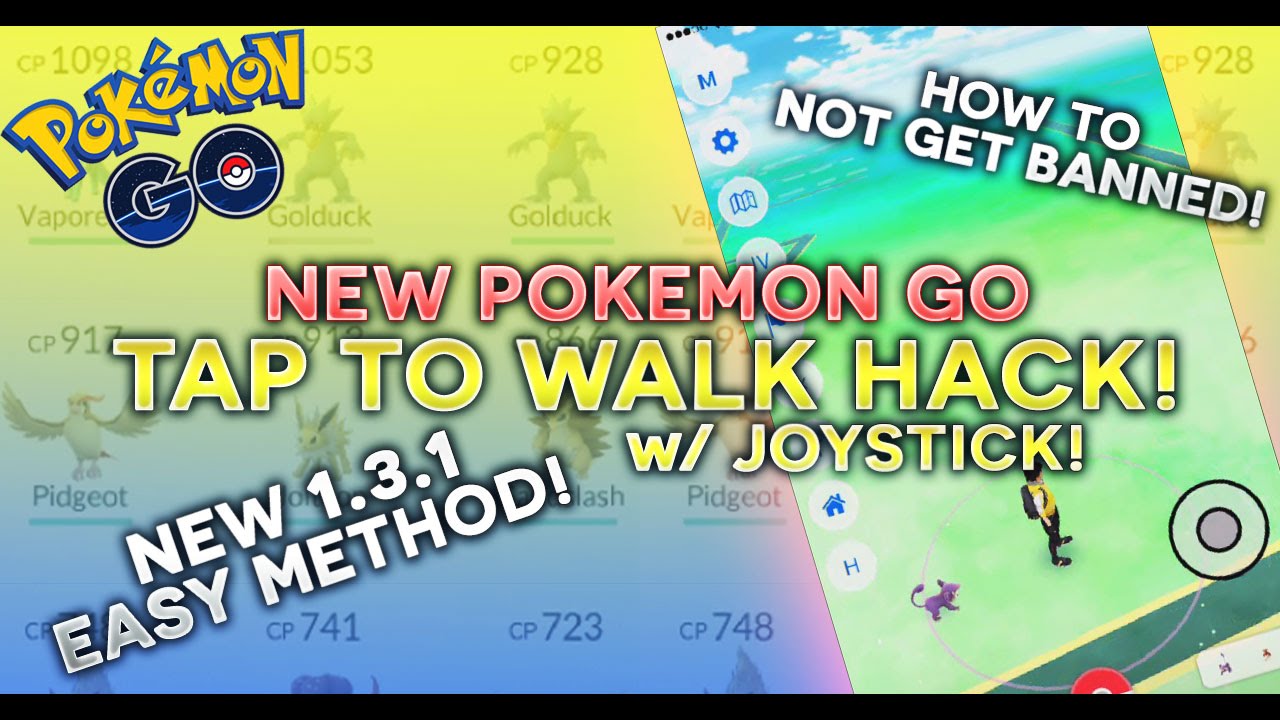 POKEMON GO NEW TAP TO WALK HACK WITH JOYSTICK! TUTORIAL & DOWNLOAD ...