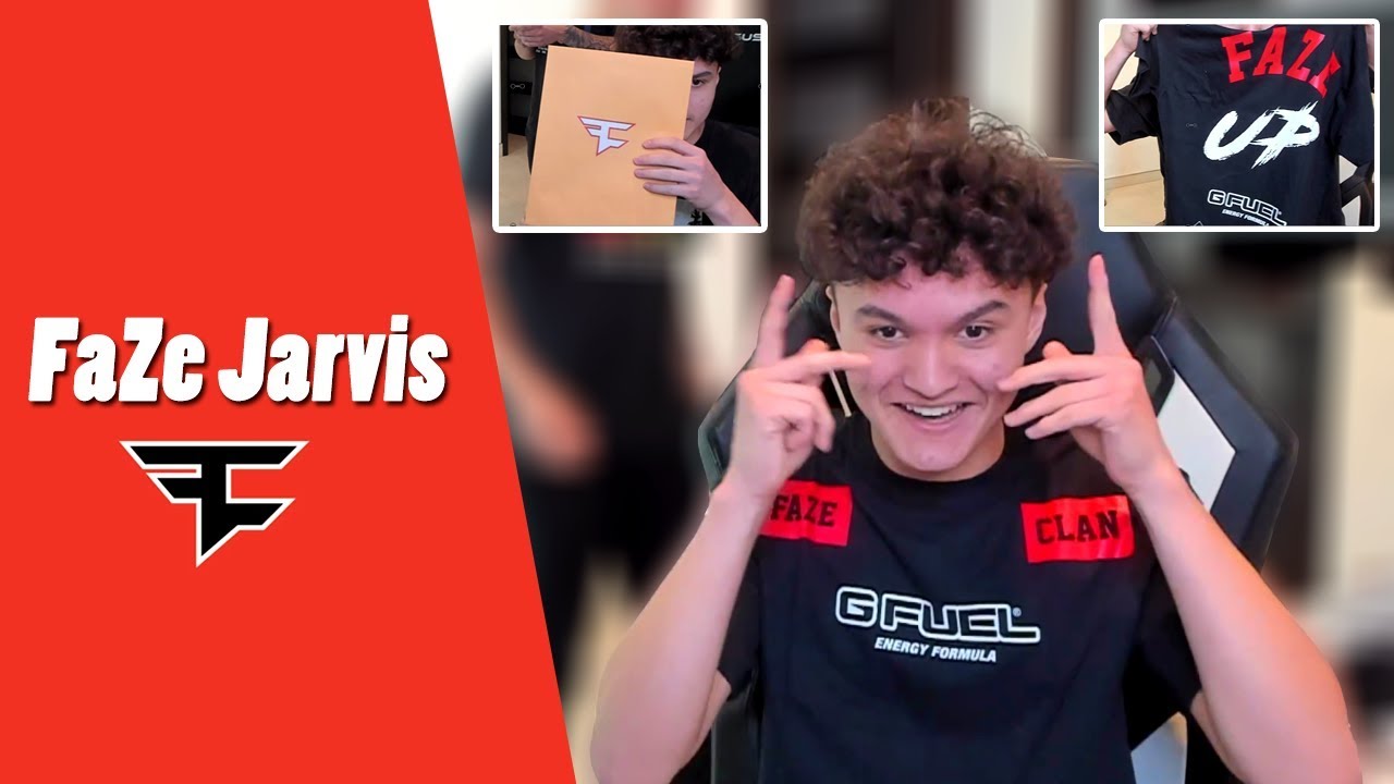 Best Controller Jarvis Joined FaZeClan - His Celebrates on The Stream ...