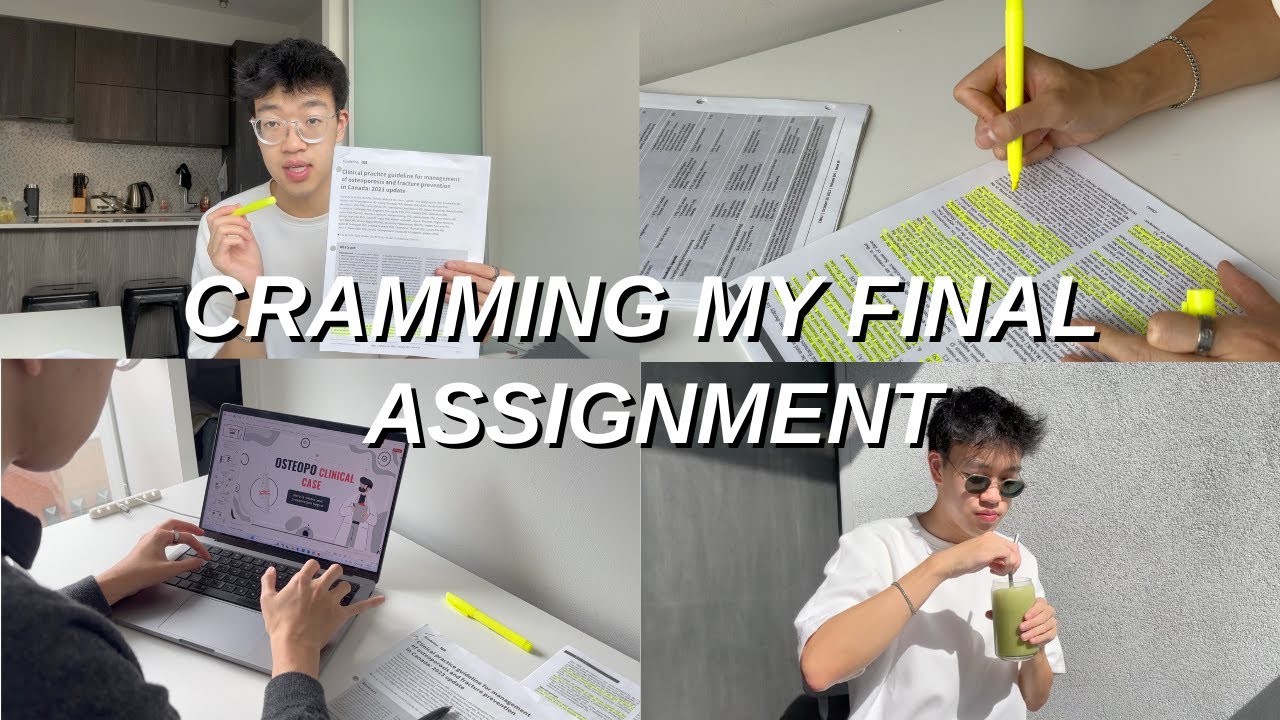 I PROCRASTINATED and now I have 3 DAYS to FINISH my FINAL ASSIGNMENT ...