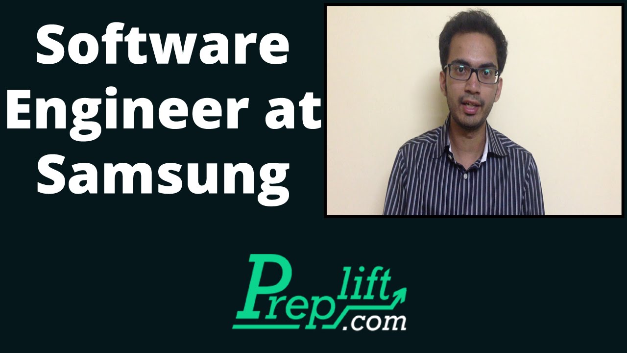 Software Engineer at Samsung - YouTube