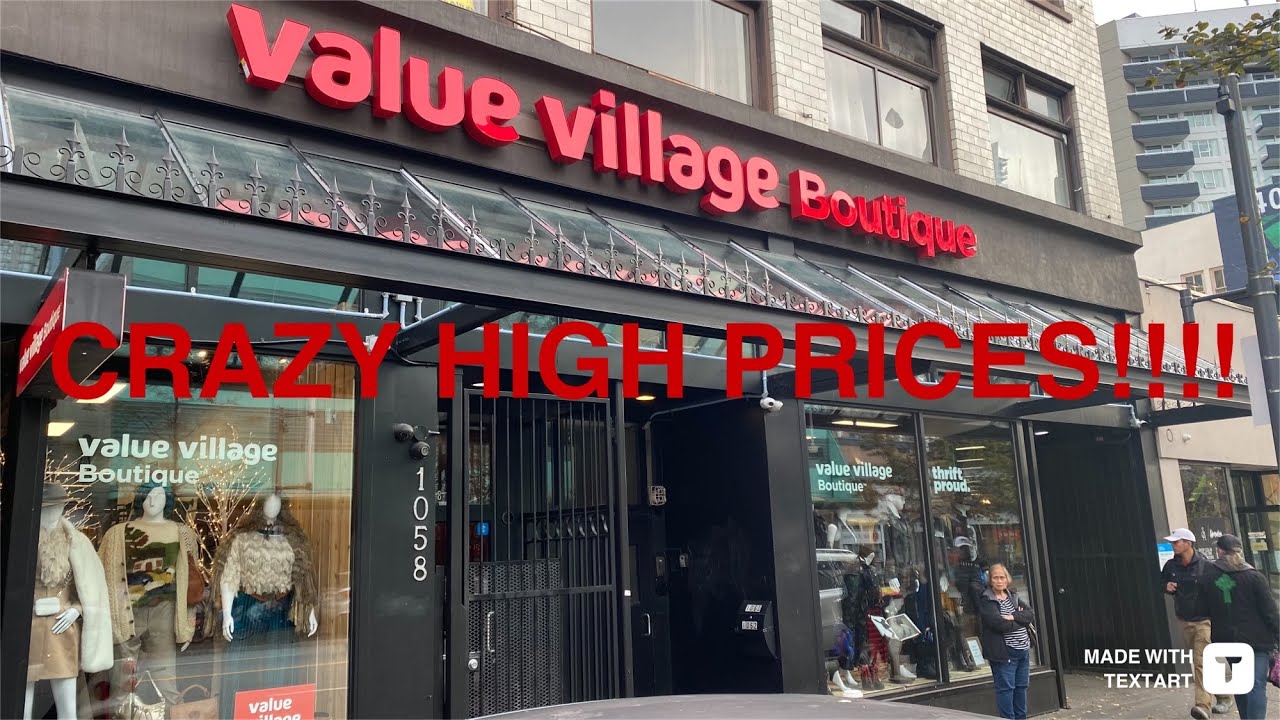 Vancouver Value Village boutique The millionaires thrift store - YouTube