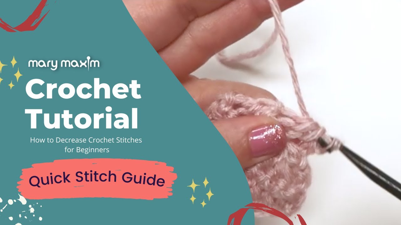 How to Decrease Crochet Stitches for Beginners - YouTube