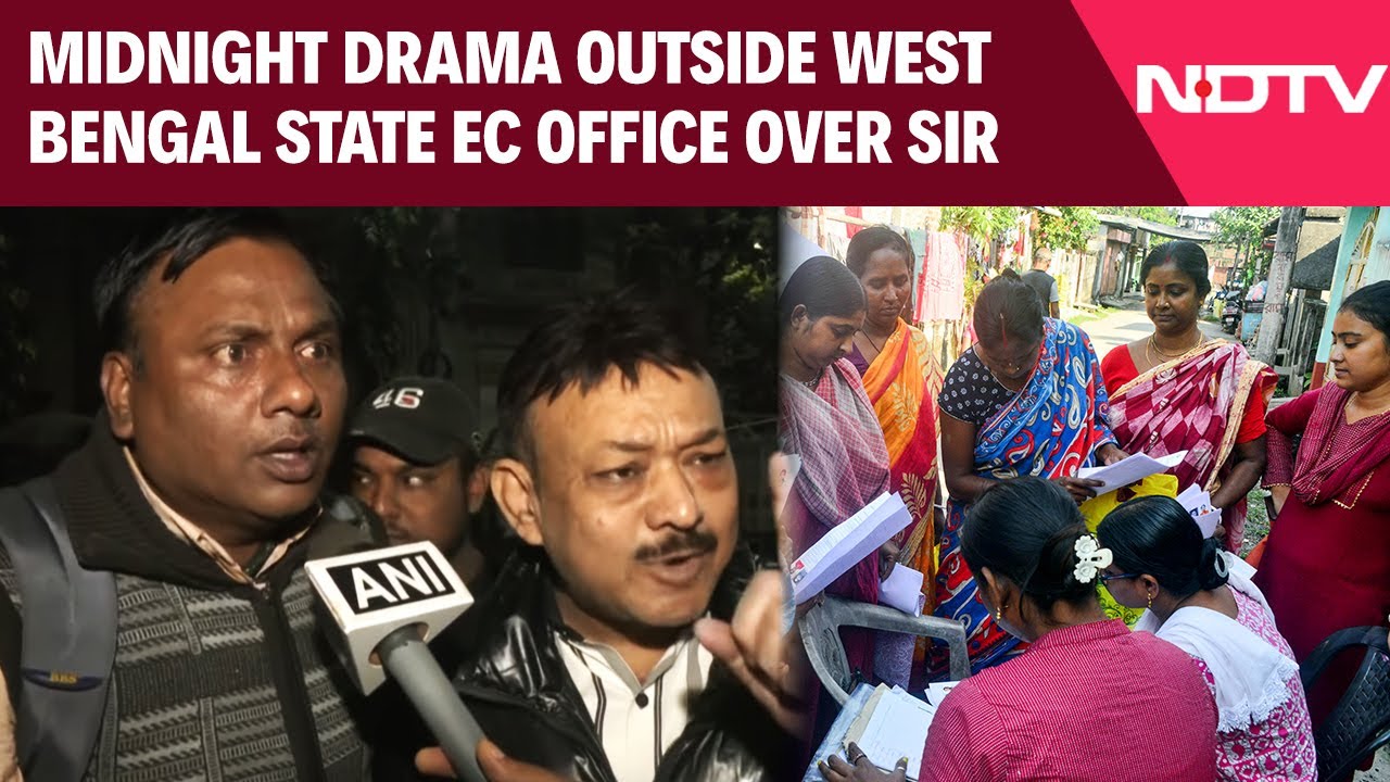 SIR News | Midnight Drama Outside West Bengal State Election Commission ...