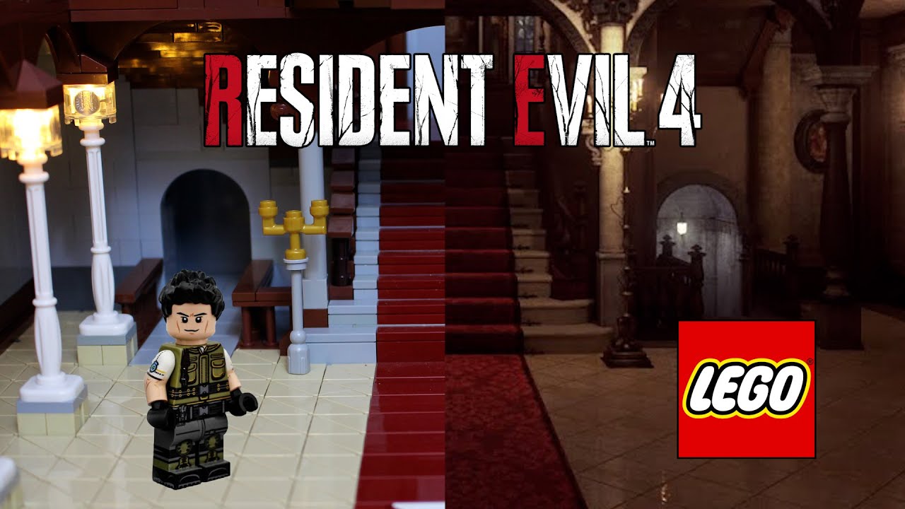 RESIDENT EVIL EN LEGO EPISODE 4 : Le hall d'entrée - YouTube
