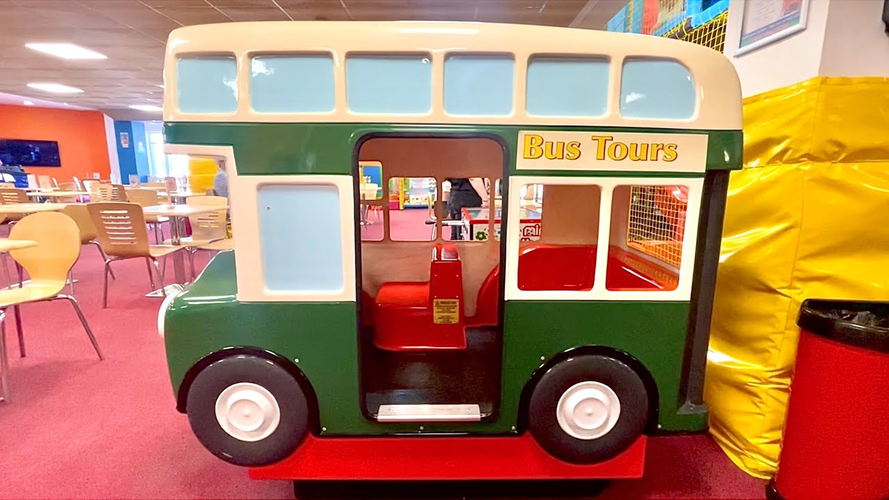 Jolly Roger City Tour Bus Coin Operated Kiddie Ride - YouTube