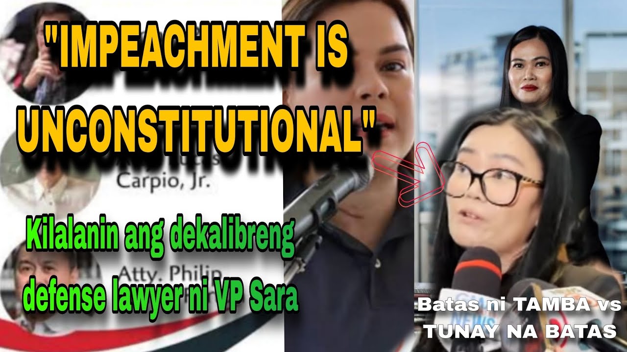 VP Sara lawyer Atty. Sison - Tongressman NAUUTAL na #vpindaysara # ...