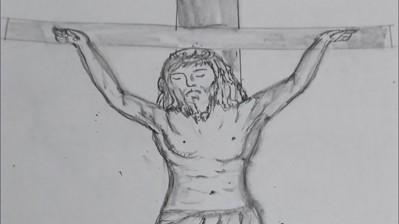 How to draw Jesus Christ step by step easy drawing watch this video ...