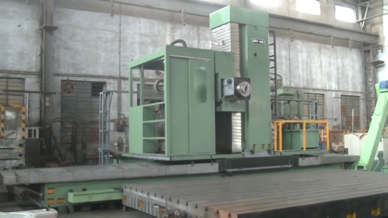 CNC Floor Type Horizontal Milling Machine - YouTube