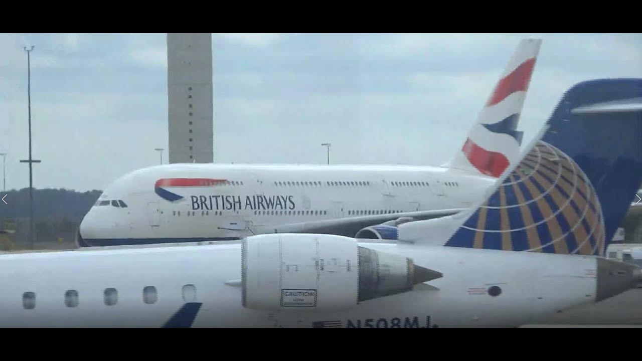Random Plane Spotting | British Airbus 380 | Korean Air | United | Delta | UPS | Fedex ... - YouTube