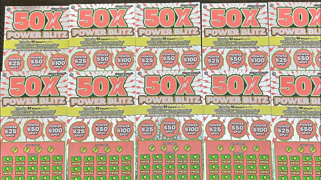 50X Power Blitz(x10) TEXAS LOTTERY SCRATCH OFFS - YouTube