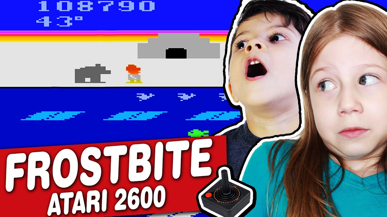 FROSTBITE - ATARI 2600 - Para Crianças de 4 Anos! Gameplay Comentado em ...