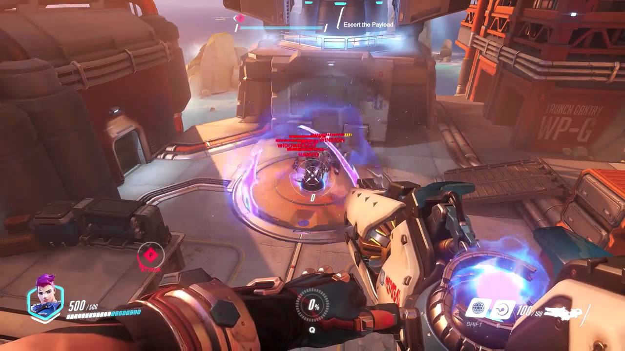 Overwatch: ZARYA - Graviton Surge (Ability Preview) - YouTube