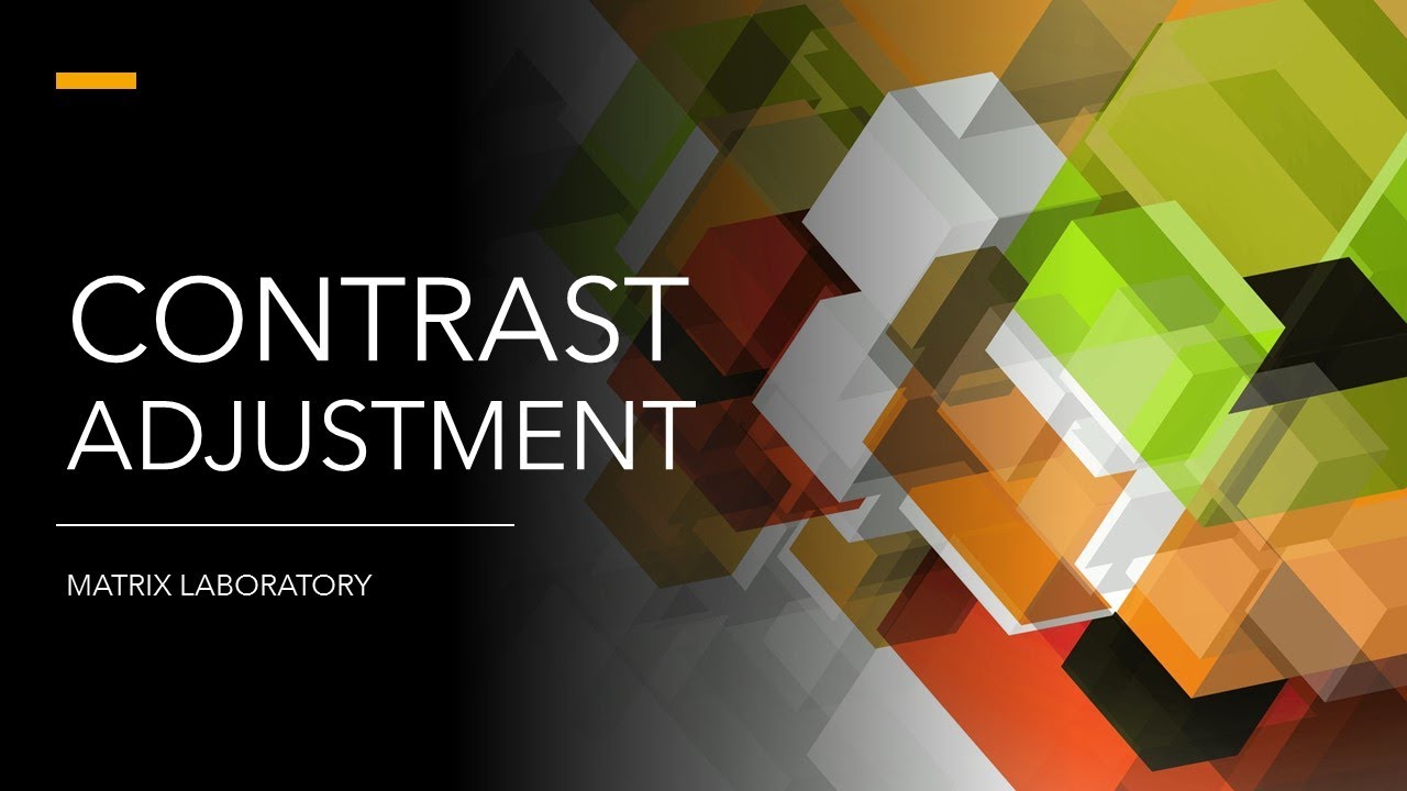 Belajar Citra Digital with Matlab - 09 - CONTRAST ADJUSTMENT - YouTube