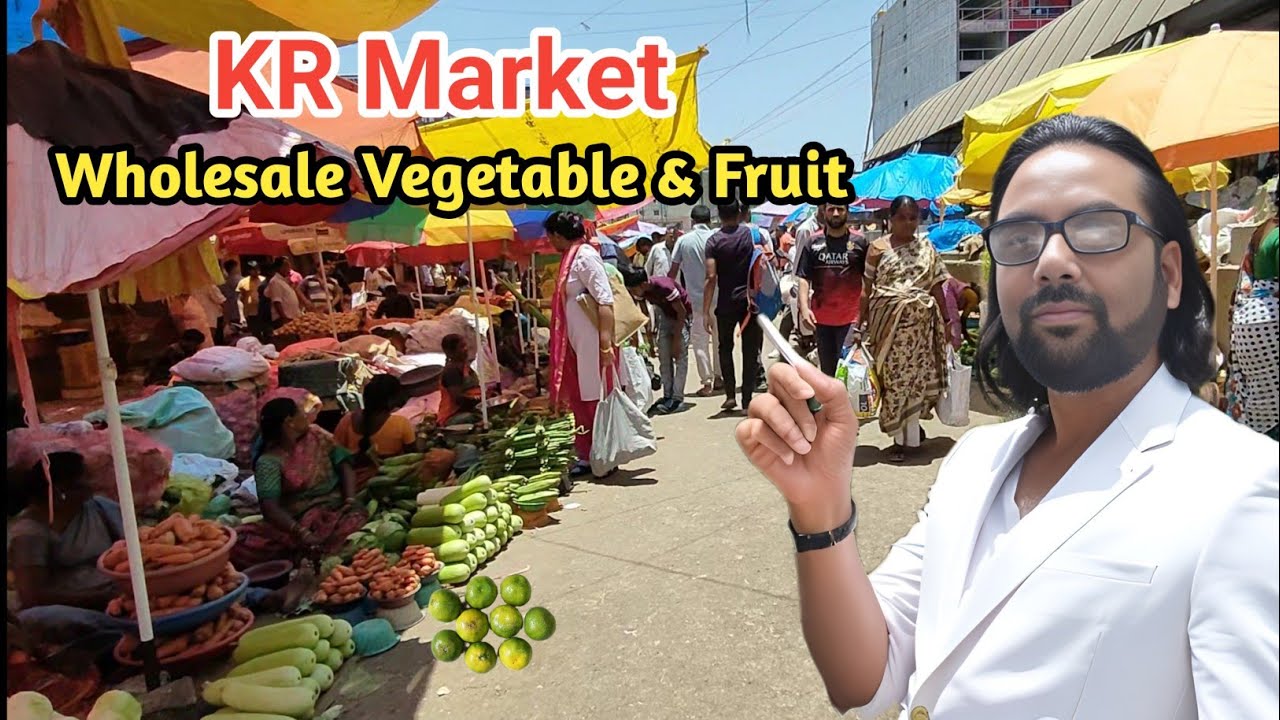 K.R. Market Bangalore | Wholesale Fruit and Vegetable Market | Mirror ...