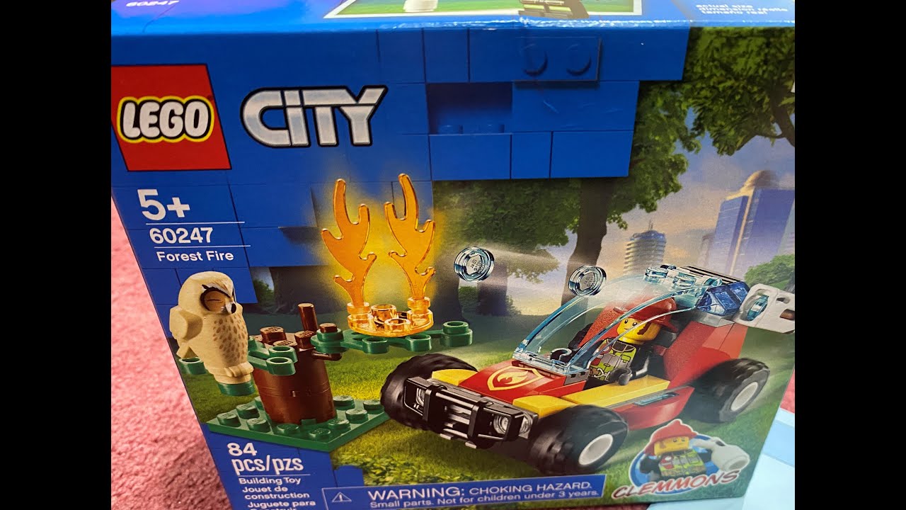 Lego City Forest Fire 84 pcs - Playing/building with 3 yrs old toddler ...