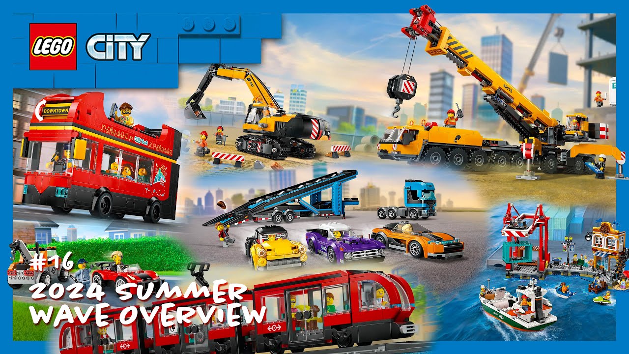 Lego City - 2024 Summer Wave Overview - YouTube