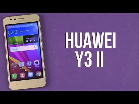 Распаковка Huawei Y3 II Gold