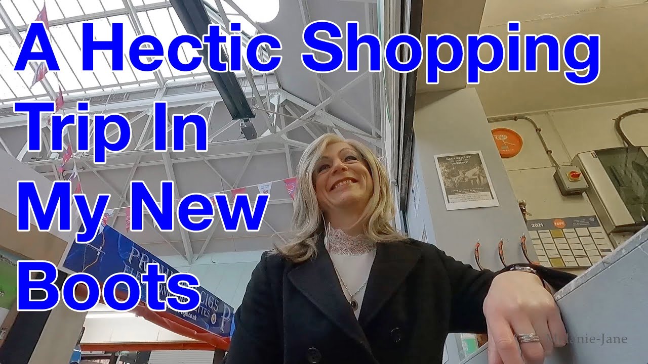 A Hectic Shopping Trip In my New Boots - YouTube