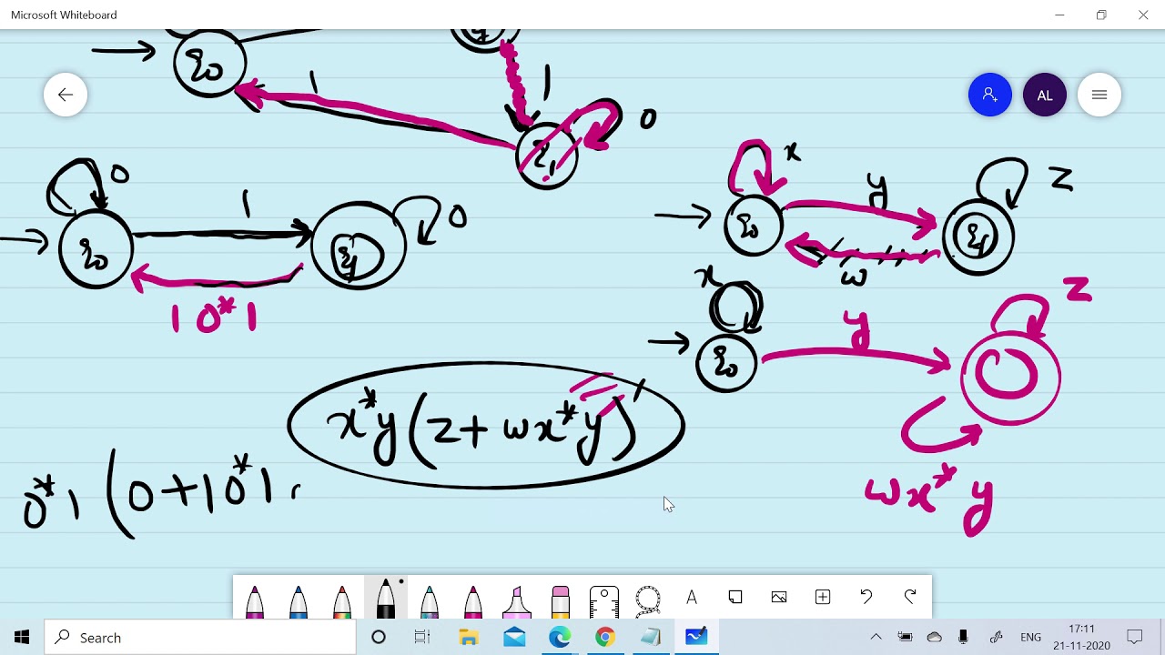 Lecture 31:State Elimination Method (DFA to RE Conversion lecture 3 ...