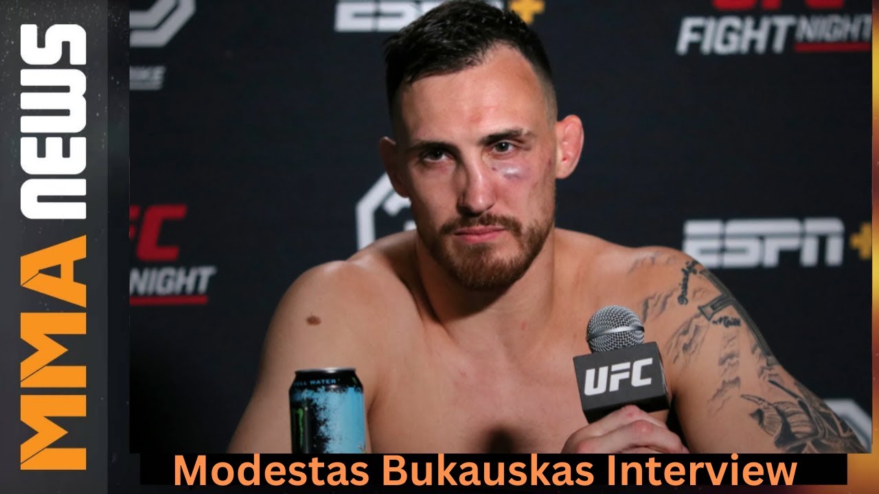 Modestas Bukauskas at "highest form" ahead of UFC 304 matchup - YouTube