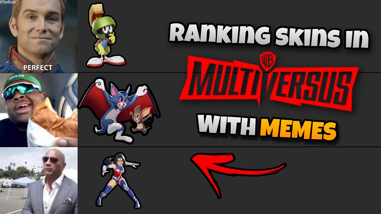 Ranking every single skin in MultiVersus with memes - YouTube