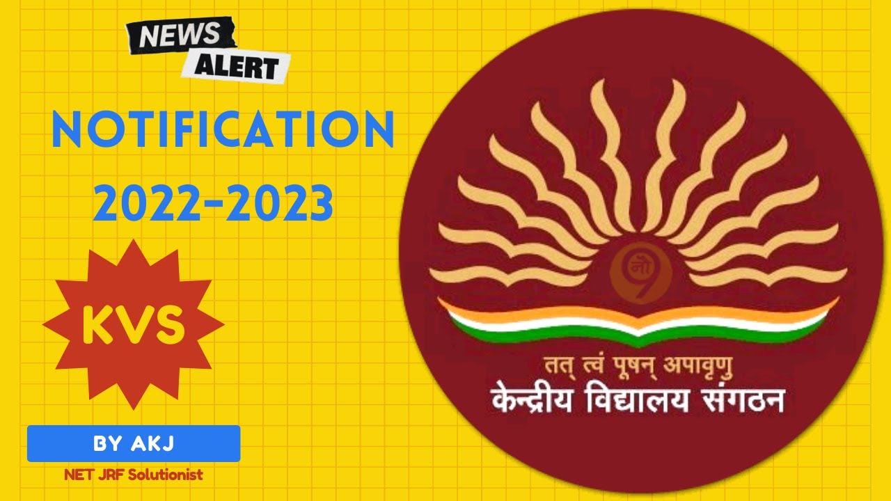 Job Alert | KVS Notification 2022-2023 | by Abhishek Kumar Jha - YouTube