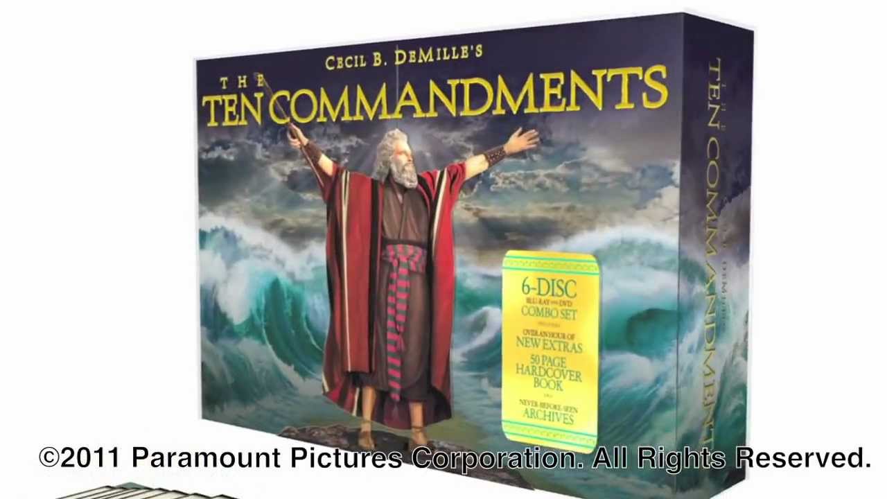 The Ten Commandments Anniversary Collection DVD - YouTube