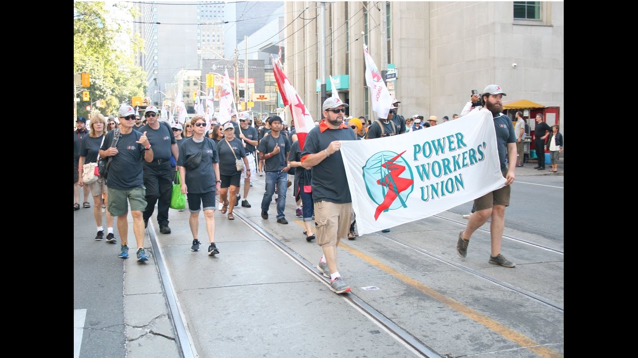 Power Workers' Union Labour Day Parade 2016. - YouTube