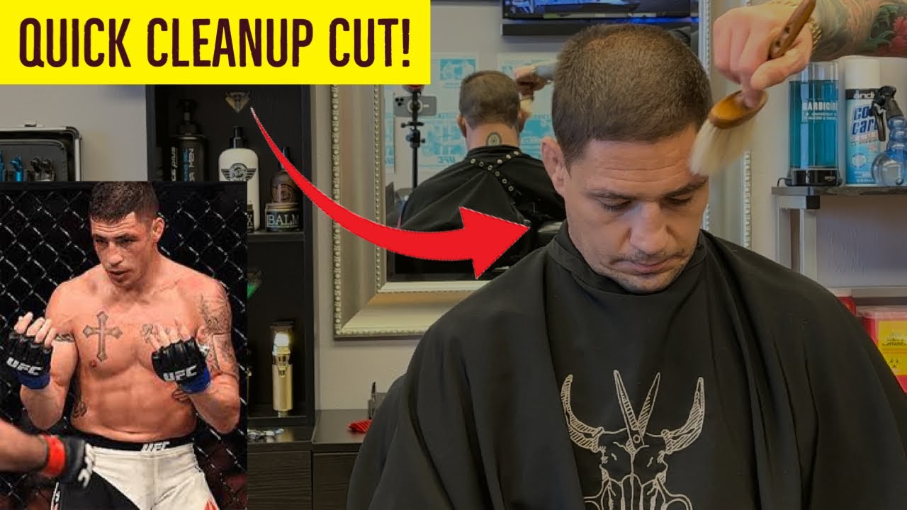 ASMR HAIRCUT | Diego “Nightmare” Sanchez UFC By Thomas Baca Barber ...