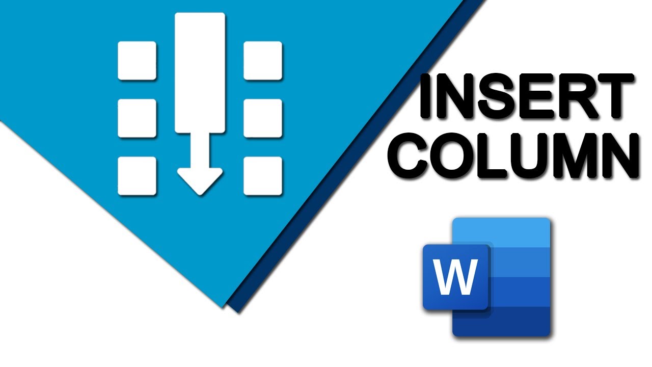 How to Insert Columns an Completed in a Microsoft Word - YouTube