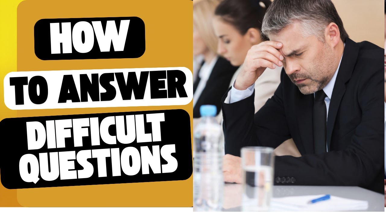 How to Answer Tough Questions in Meetings | Business English Tips - YouTube