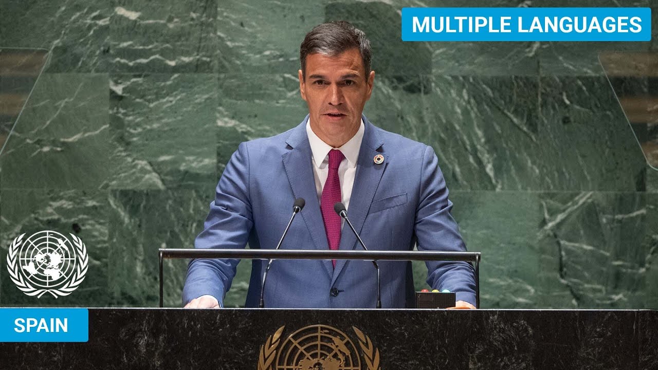 🇪🇸 Spain - President Addresses United Nations General Debate, 78th ...