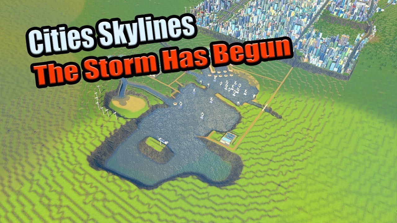 THE SITUATION WORSENS: Our Crater has Become a Lake in Cities Skylines ...