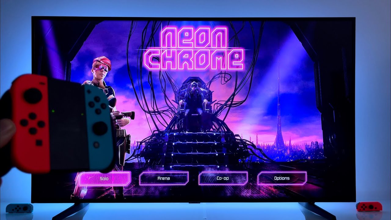 Neon Chrome | Nintendo Switch dock mode gameplay | 4K TV - YouTube