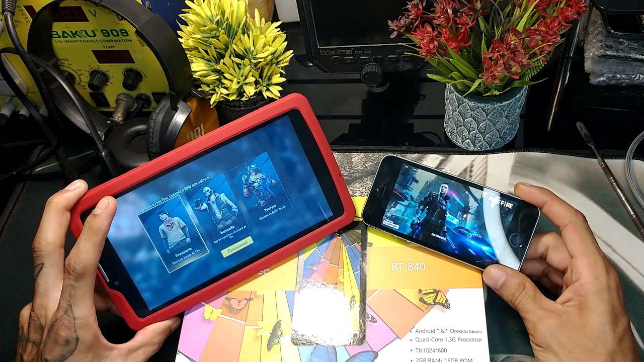 jugando free fire en una tablet. se puede jugar free fire en una tablet ...