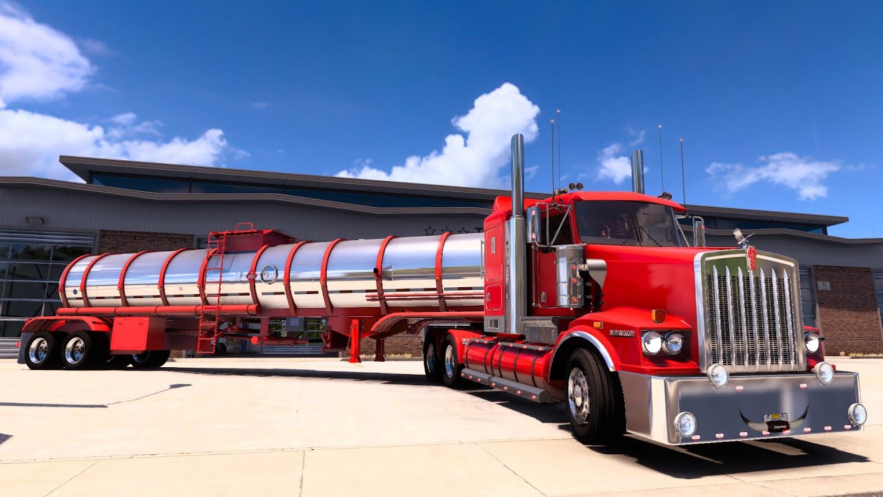 American Truck Simulator Kenworth T659 Download 1.46 / Utah / Wyoming ...