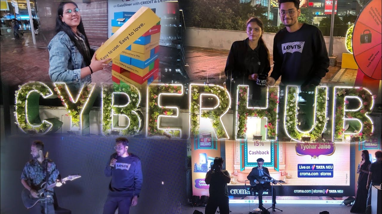 WEEKEND VIBE #cyberhub #diwalicelebration #weekend - YouTube