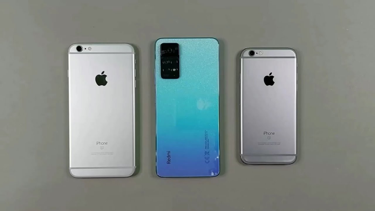 iPhone 6S Plus Vs iPhone 6S Vs Redmi Note 11 Pro Speed Test 2023 - YouTube