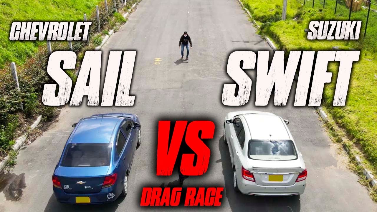 Chevrolet Sail VS Suzuki Swift Drag Race - YouTube