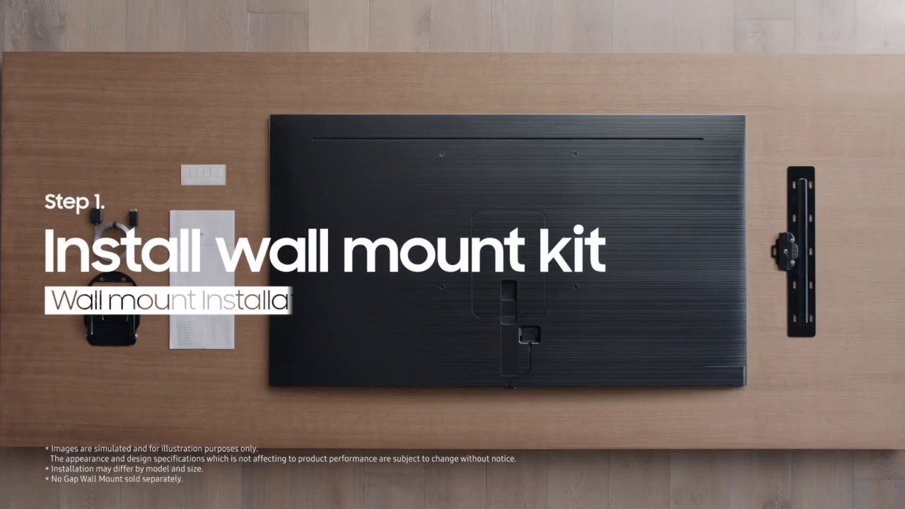Slim Wall Mount @universal88.com - YouTube