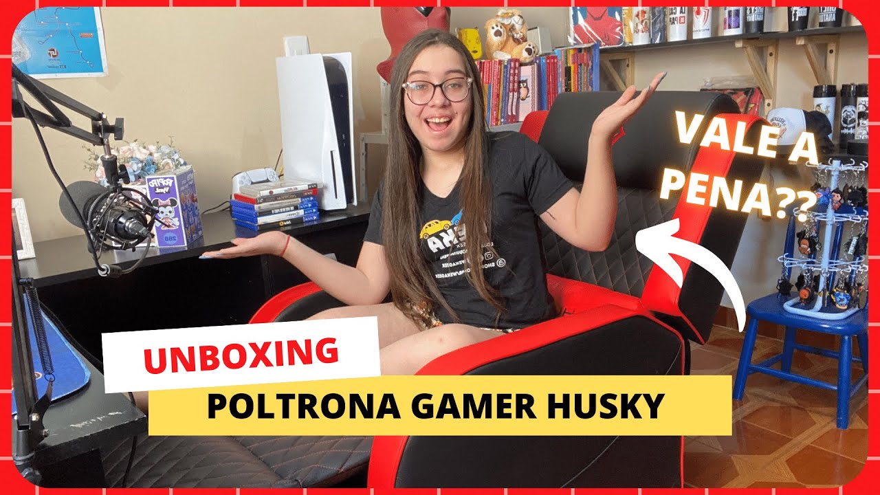 UNBOXING - POLTRONA GAMER HUSKY GAMING STORM - YouTube