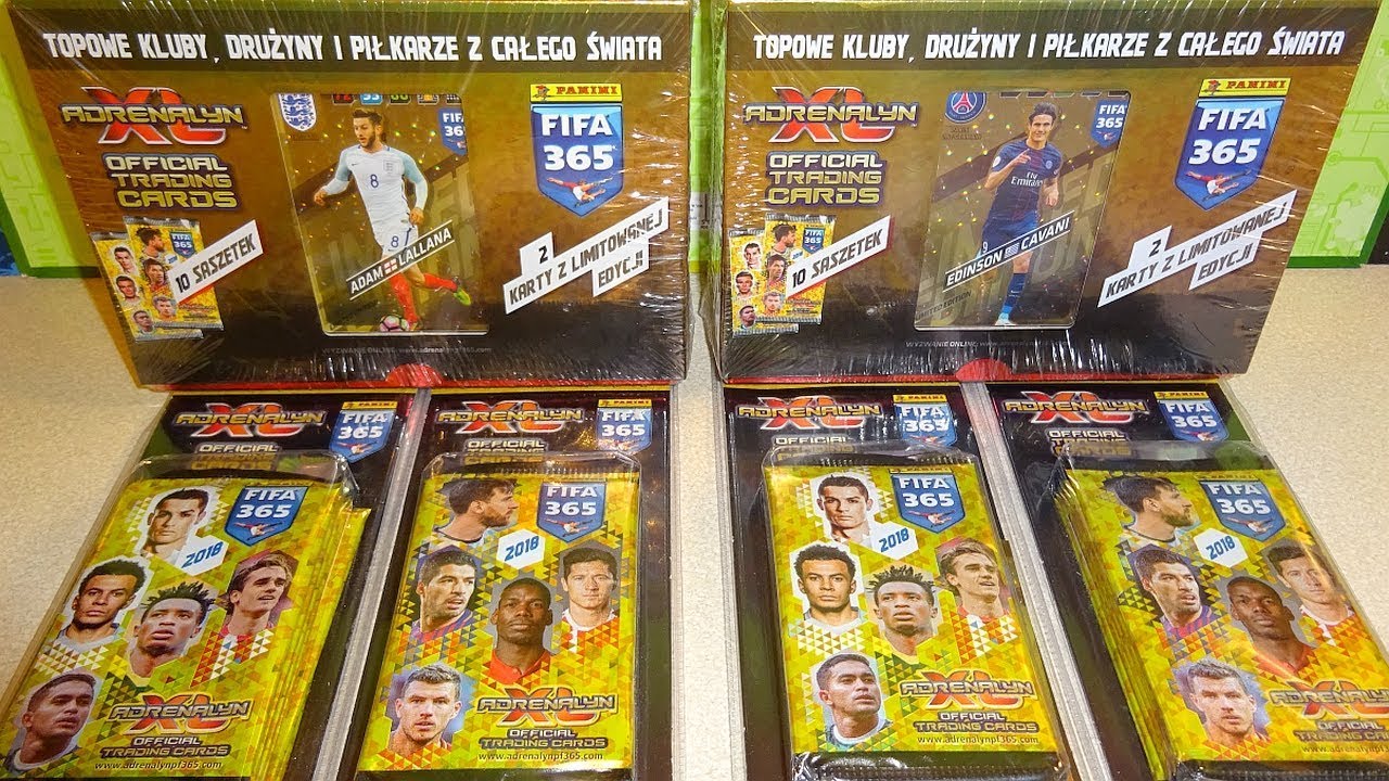FIFA 365 2018 50 Boosters - Starter Set 2x Gift Box + 4x Blister Pack ...